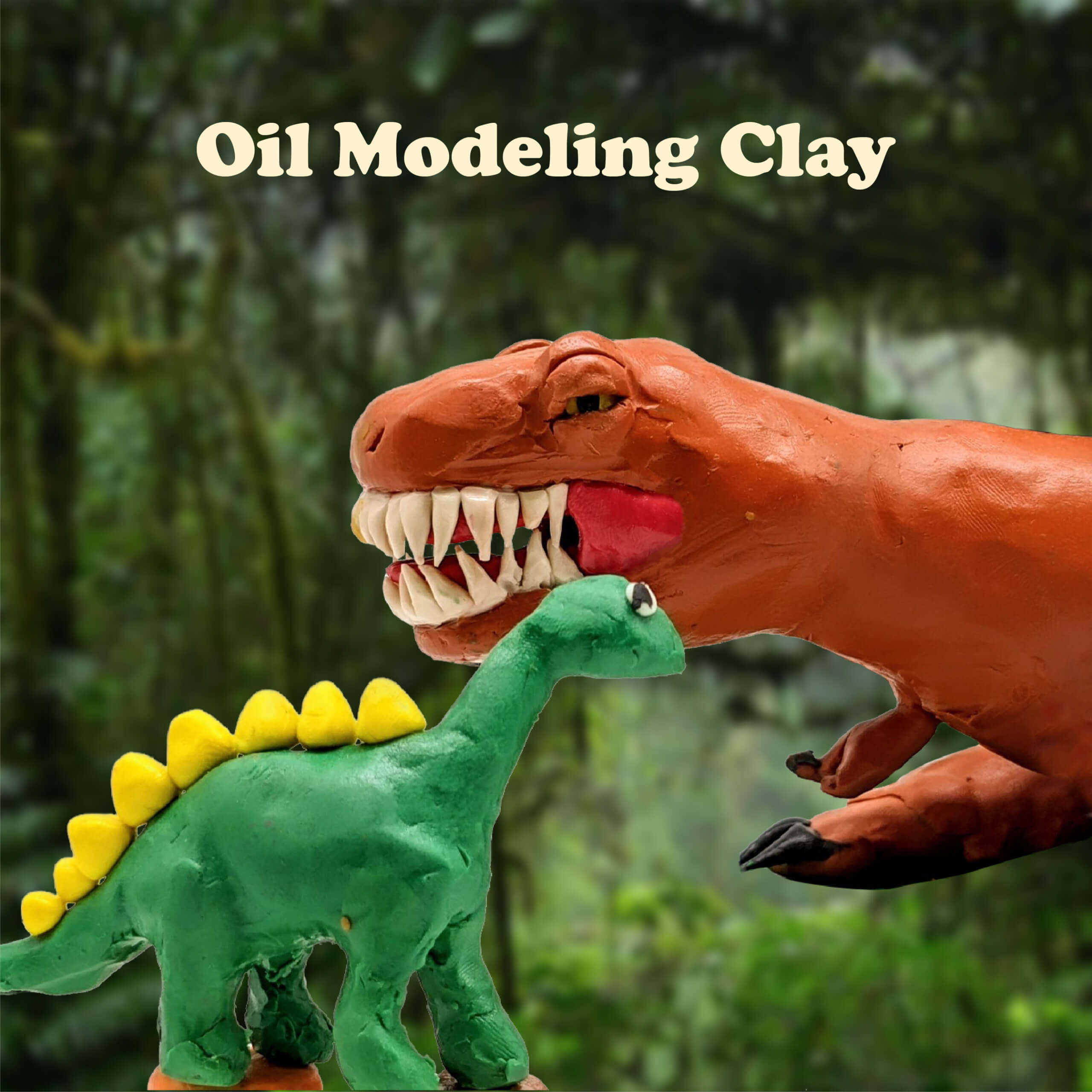 Oil Modeling Clay 400g (Brown)